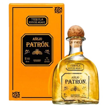 Tequila Patrón Añejo 750 ml na Bebida Online