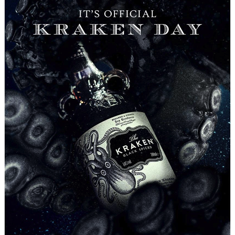 Rum Kraken Black Spiced 1000ml na Bebida Online