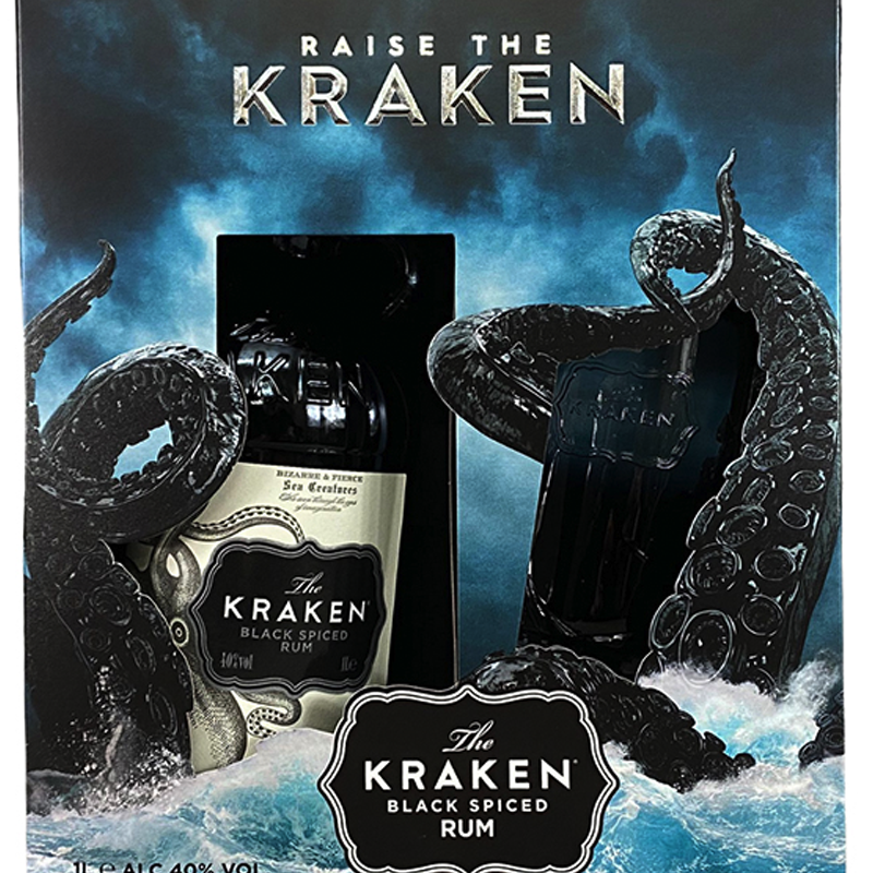 Rum Kraken Black Spiced 1000ml na Bebida Online