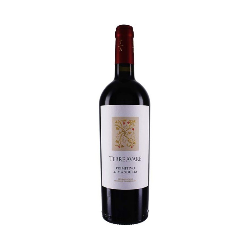 Vinho Terre Avare Primitivo Manduria 750 ml na Bebida Online