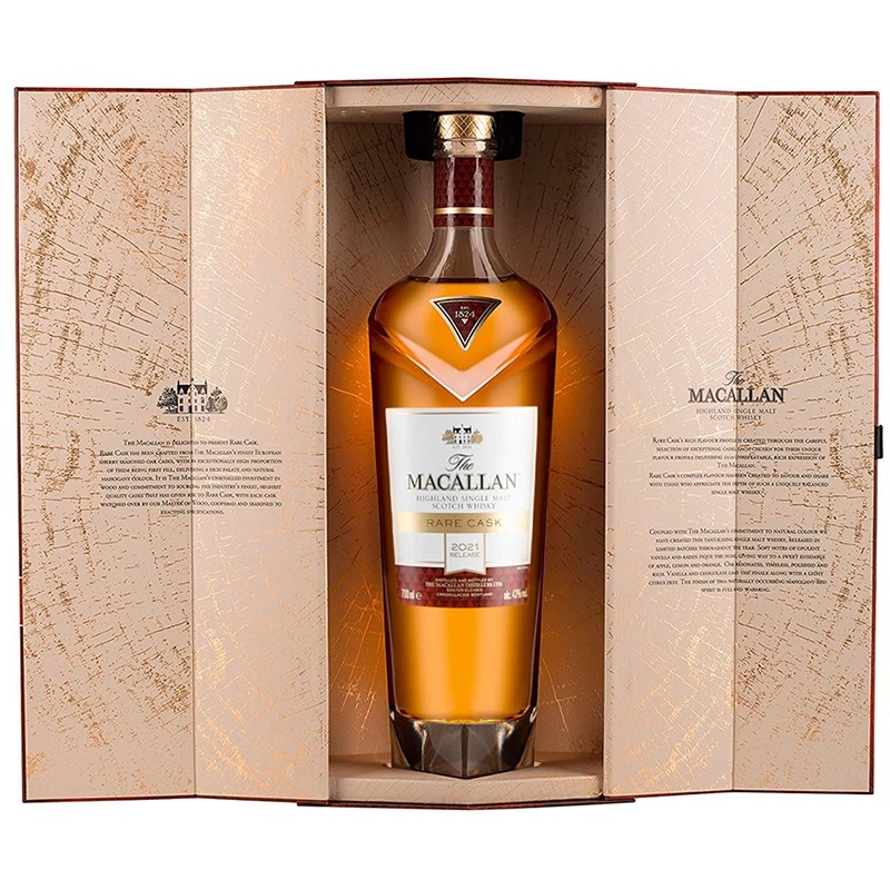 Whisky The Macallan Rare Cask Release 2021 - 700ml na Bebida Online
